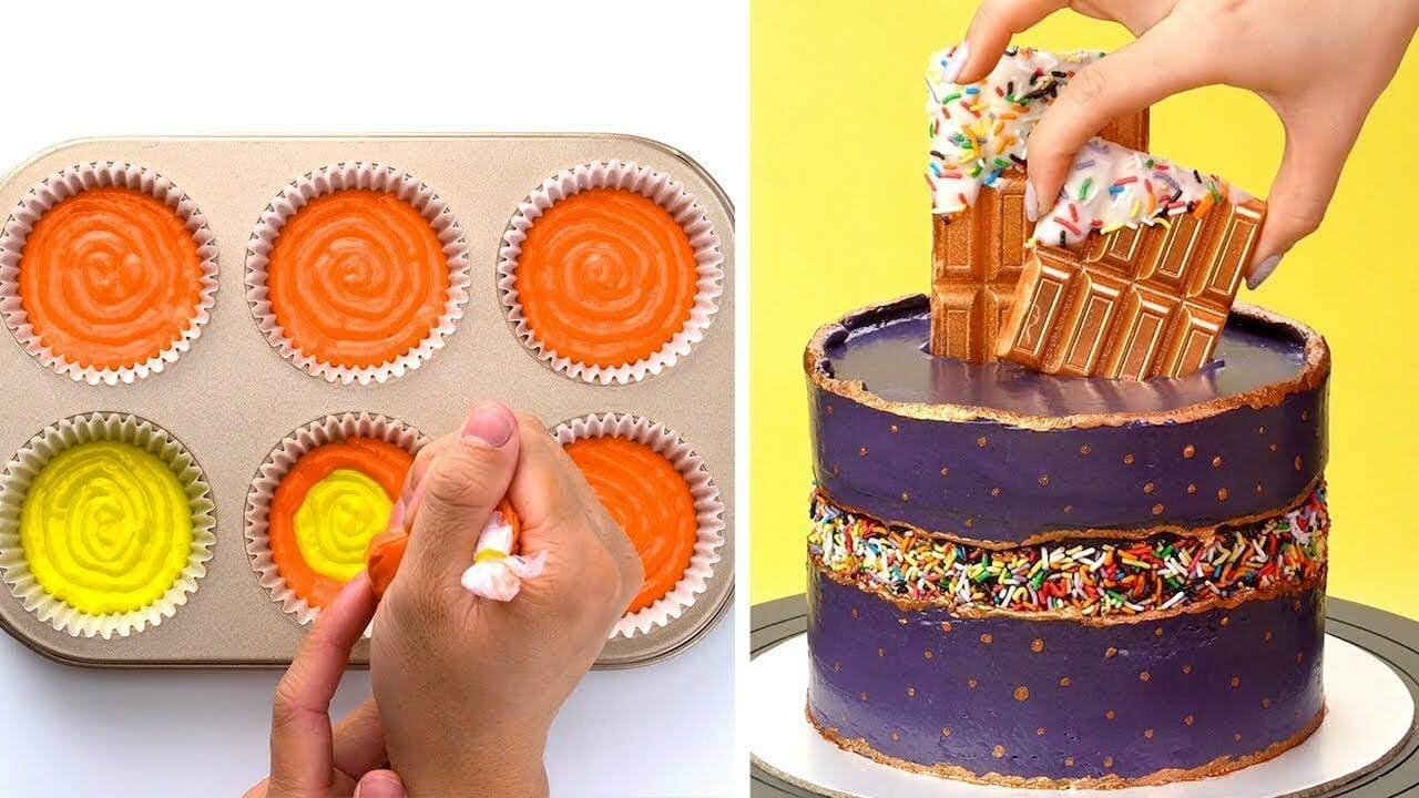 Simple And Delicious Cake Decorating Tutorial For Your Birthday Easy